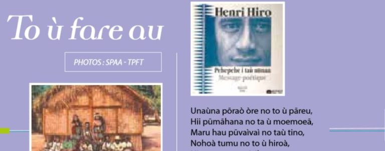 Hommage à Henri Hiro – Poème » Te Piha Faufa'a Tupuna